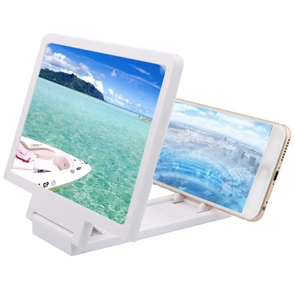Universal Smartphone Holder Anti-Radiation Phone Screen Magnifier Glass ...