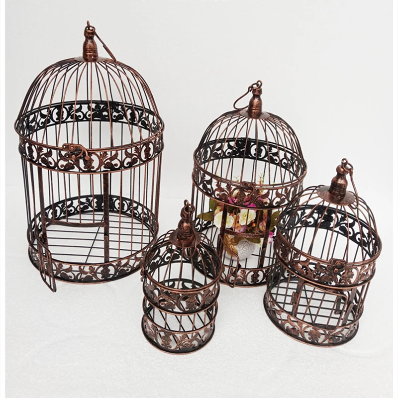 Volière,Cage à oiseaux en métal en fer moderne, petit et moyen ensemble ...