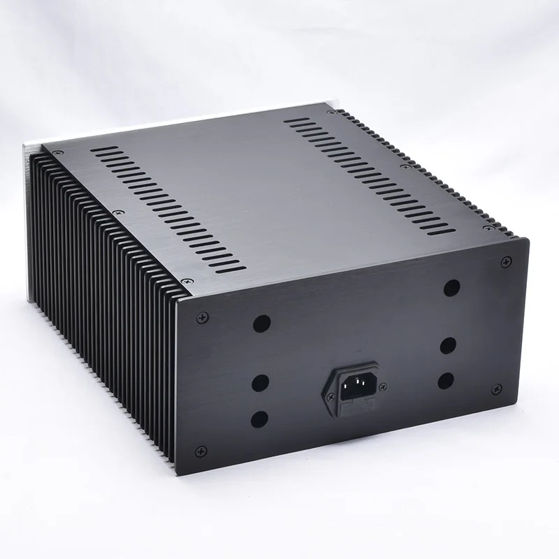 Full aluminum DIY 2412 power amplifier chassis class A enclosure HIFI preamplifier box 240*120 ...