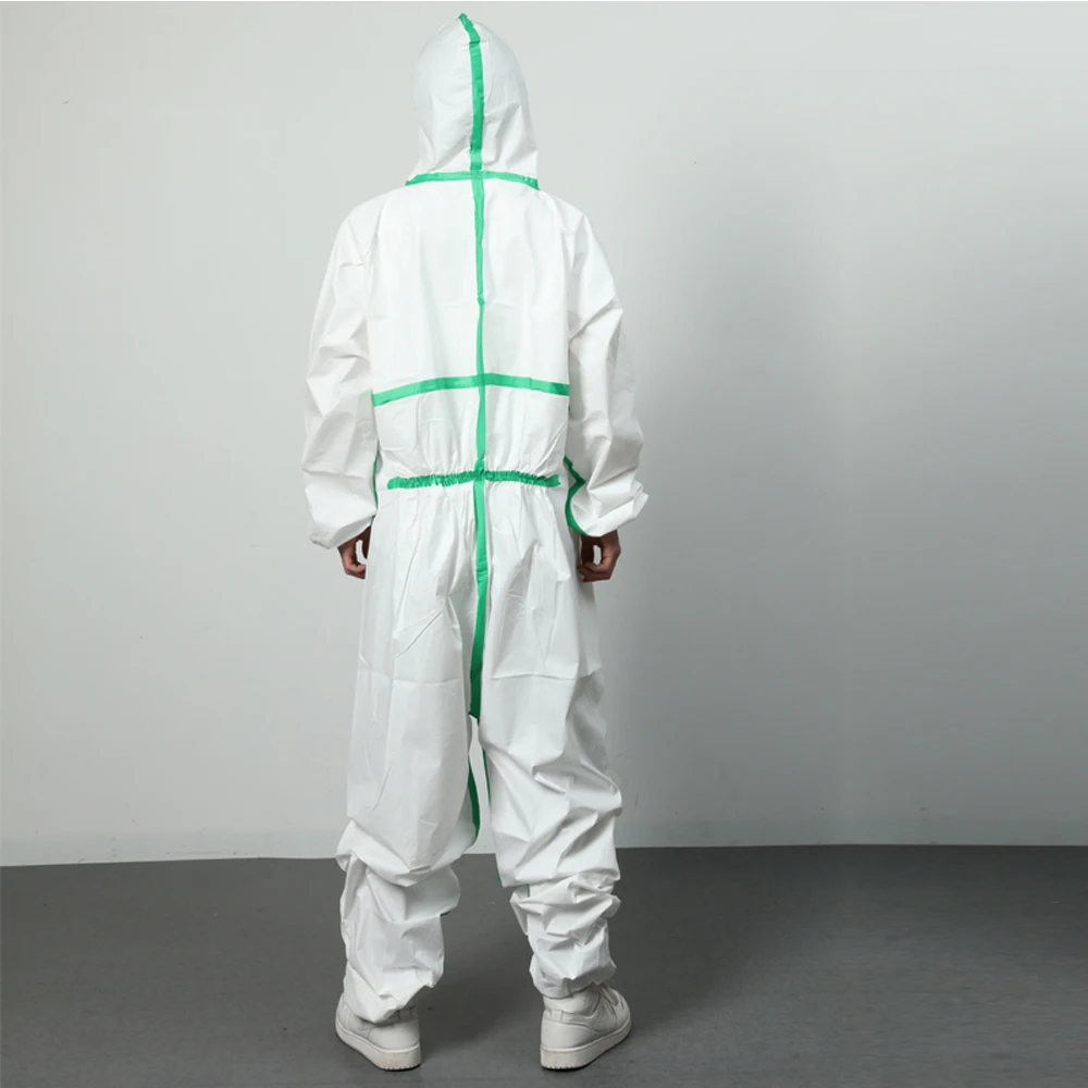 1X Coverall Suit Hospital Laboratory Disposable Anti-Virus Clothes ...