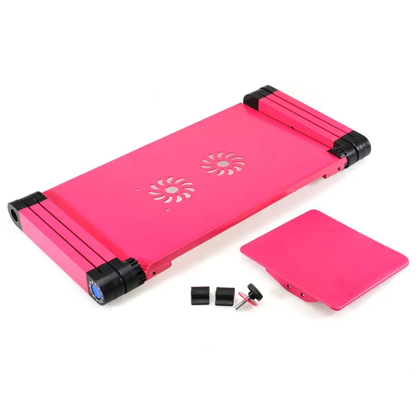 Portable Folding Laptop Table With Cooling Fan - GenieUs Shop