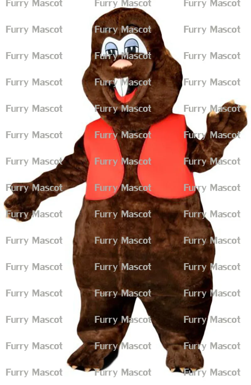 Castor (T7) disfraz de Mascota para adultos, traje de fiesta, traje ...
