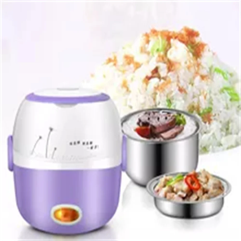 110V-Lunch-Box-2-Layers-Portable-Food-Steamer-Cooking-Container-Meal ...