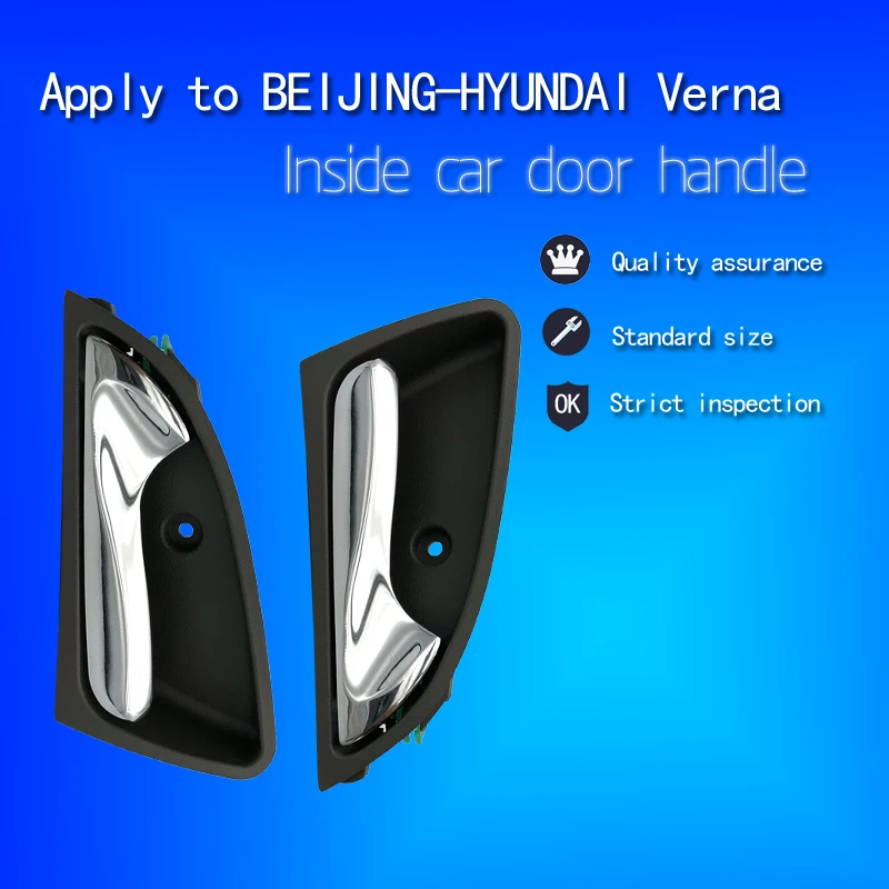 BLACK-INSIDE-INTERIOR-DOOR-HANDLE-For-HYUNDAI-Verna-chromeplate-hand ...