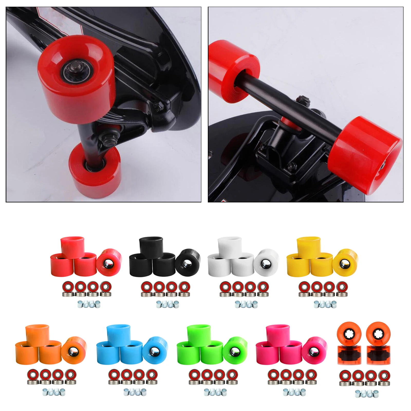 4pcs-Skateboard-Wheels-Longboard-Wheels-Road-Skate-78A-Outdoor-Skating ...