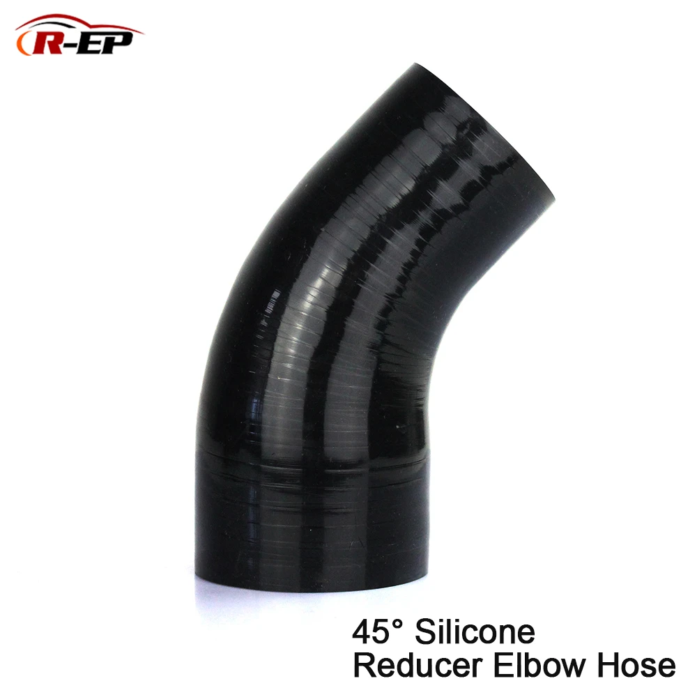 R-EP 45 degrees Reducer Silicone Elbow Hose 38 45 63 76 83 89MM Rubber ...