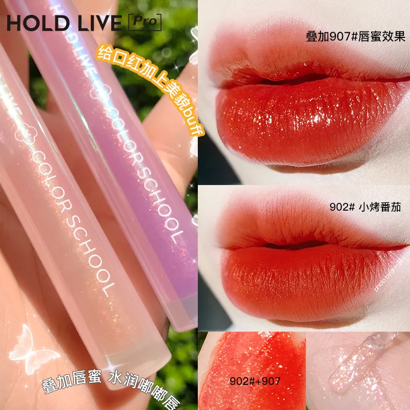 Hold Live Crystal Lip Gloss Diamond Glitter Pigment Long Lasting ...