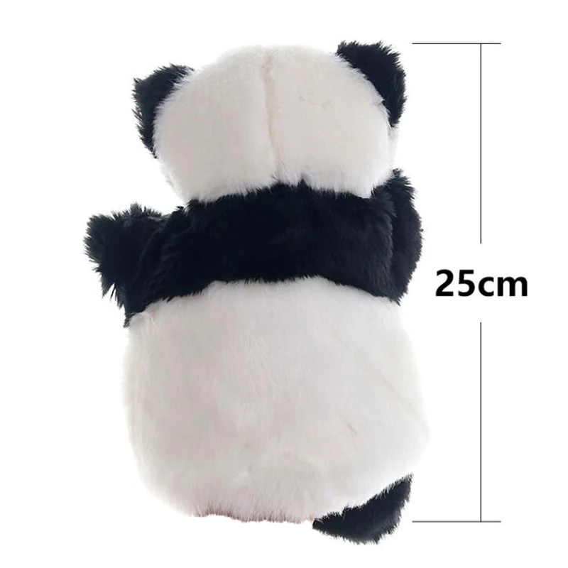 Animal Hand Puppets Panda Puppets Baby Toys Stuffed Baby Plush Toys ...