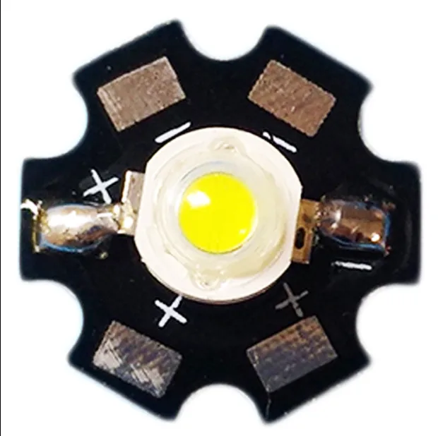 2pcs 1W 3W 5W High Power LED Beads Full Spectrum Pure White With 20mm ...