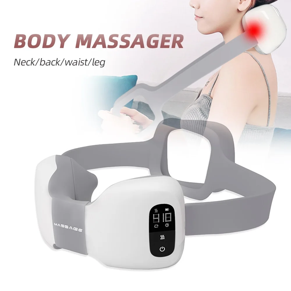 BLANCHE - Masseur intelligent 4D pour le cou et les épaules, pétrissage ...