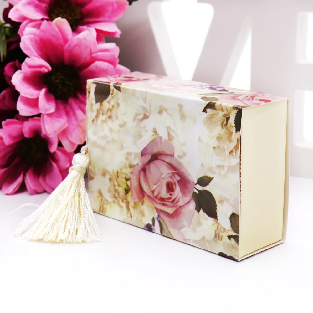 50pcs /lot Kraft Cardboard Packing Gift Box Handmade Candy Box For ...