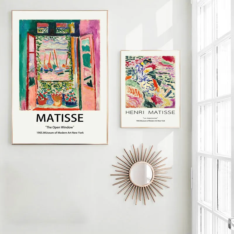 Tableau - Toile,Affiches rétro Vintage d'henry Matisse,imprimés d'art ...
