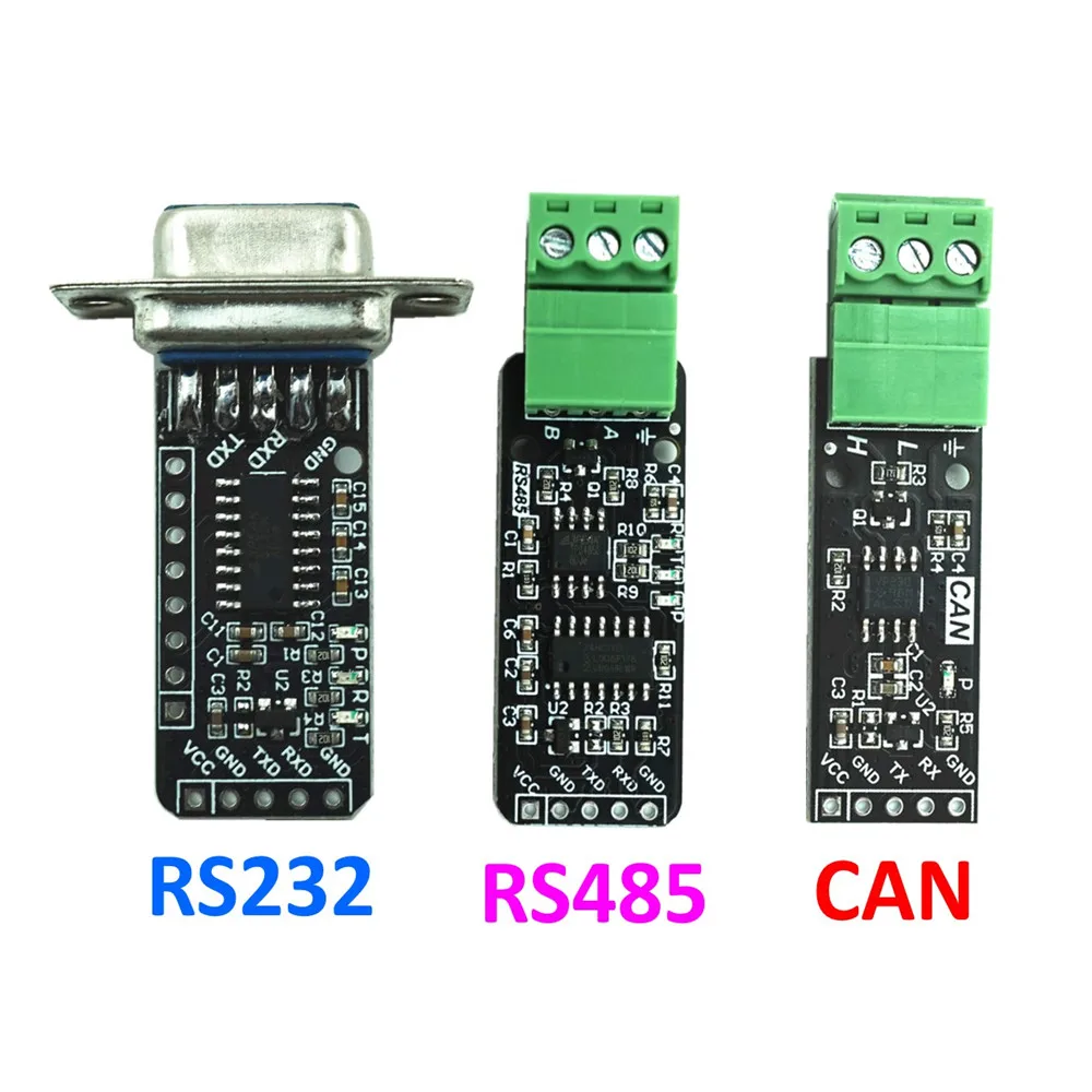 Taidacent-Adaptador convertidor de puerto serie RS232 RS485 CAN Bus A ...
