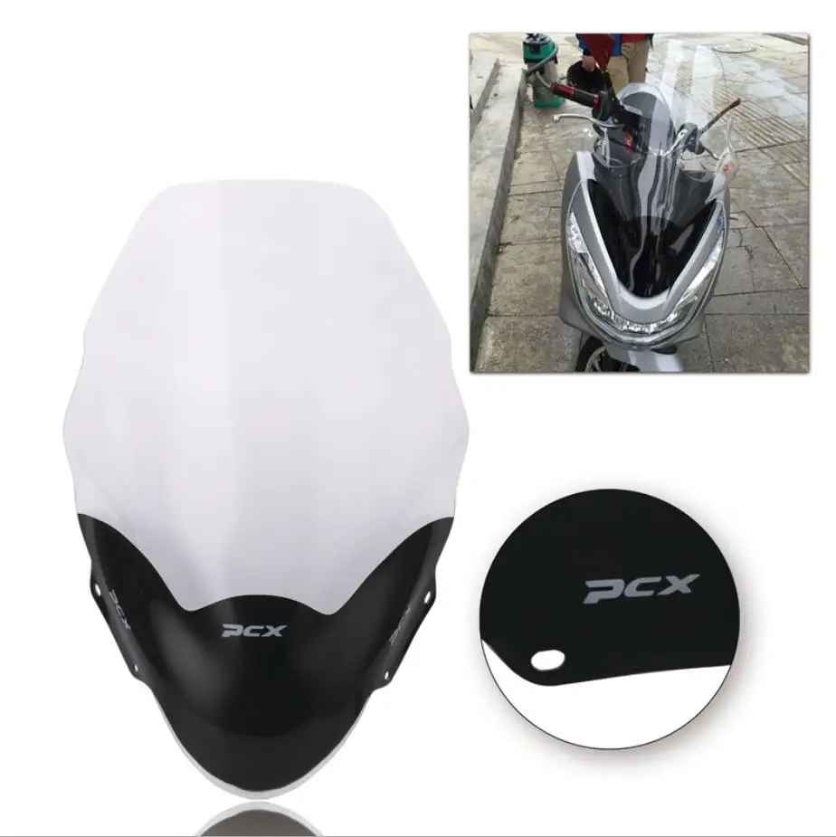 Windscreen Windshield Wind Deflector Shield Parabrisas For Honda Pcx ...