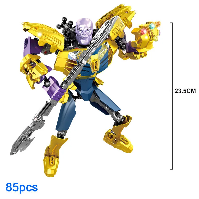 Disney super herói blocos avengers capitão américa thor martelo treeman ...