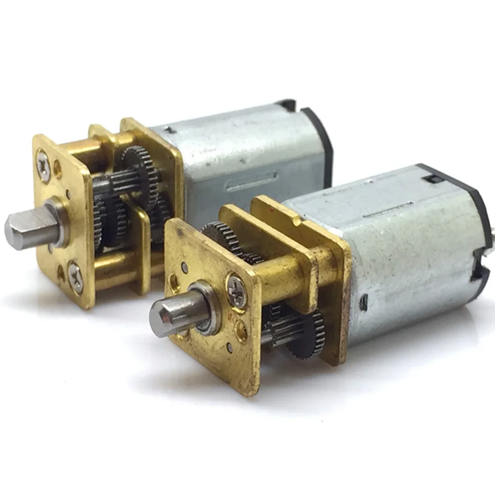 Dc 3.7v mini motor n20 engrenagem caixa de engrenagens metal completo ...