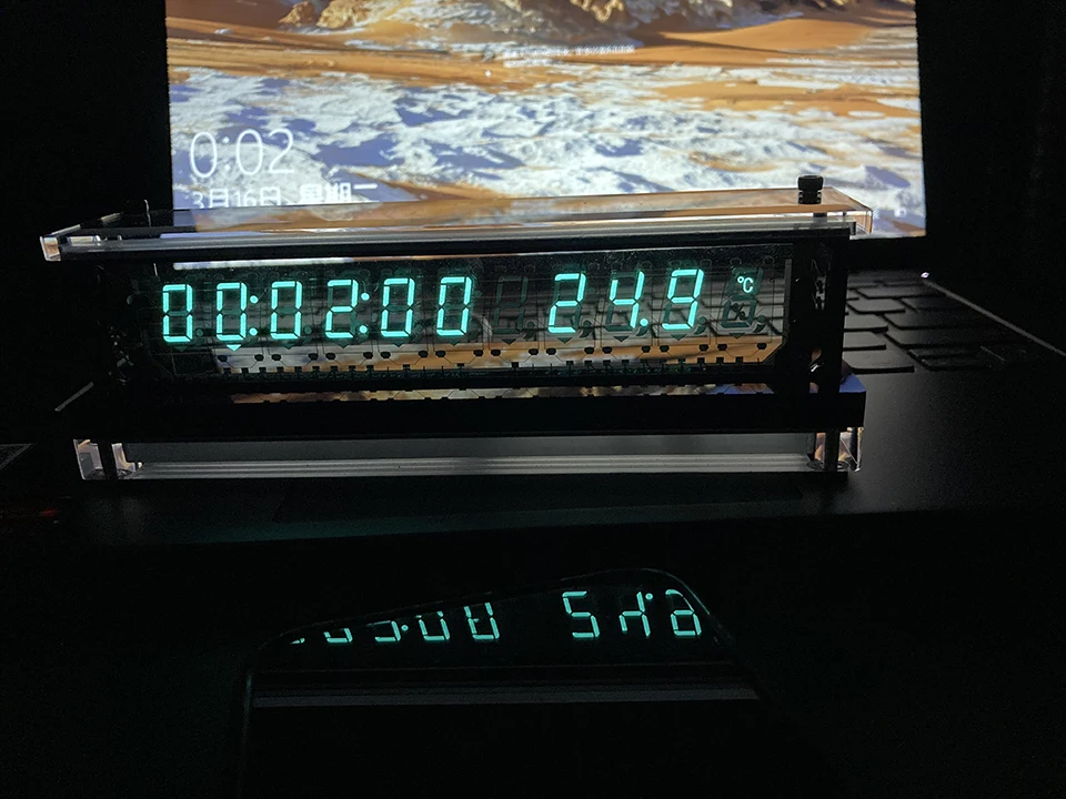Screen-Display-Desktop-VFD-Clock-Digital-LED-Clock-Creative-Home-Clock ...