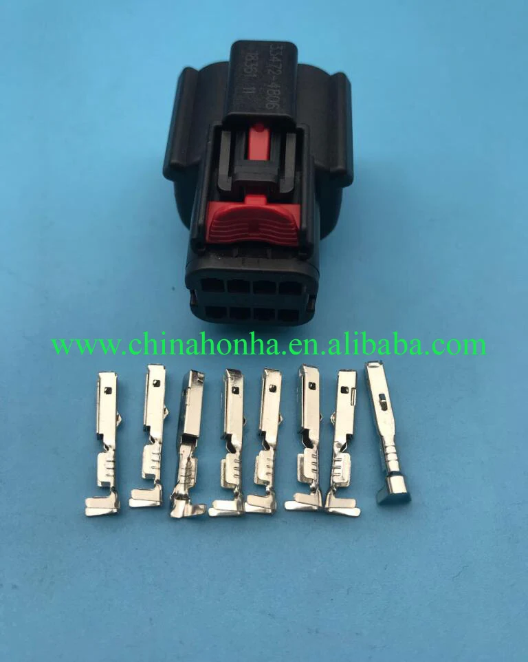 1pcs Automotive wiring harness 8 pin connector Molex Female Headlight ...