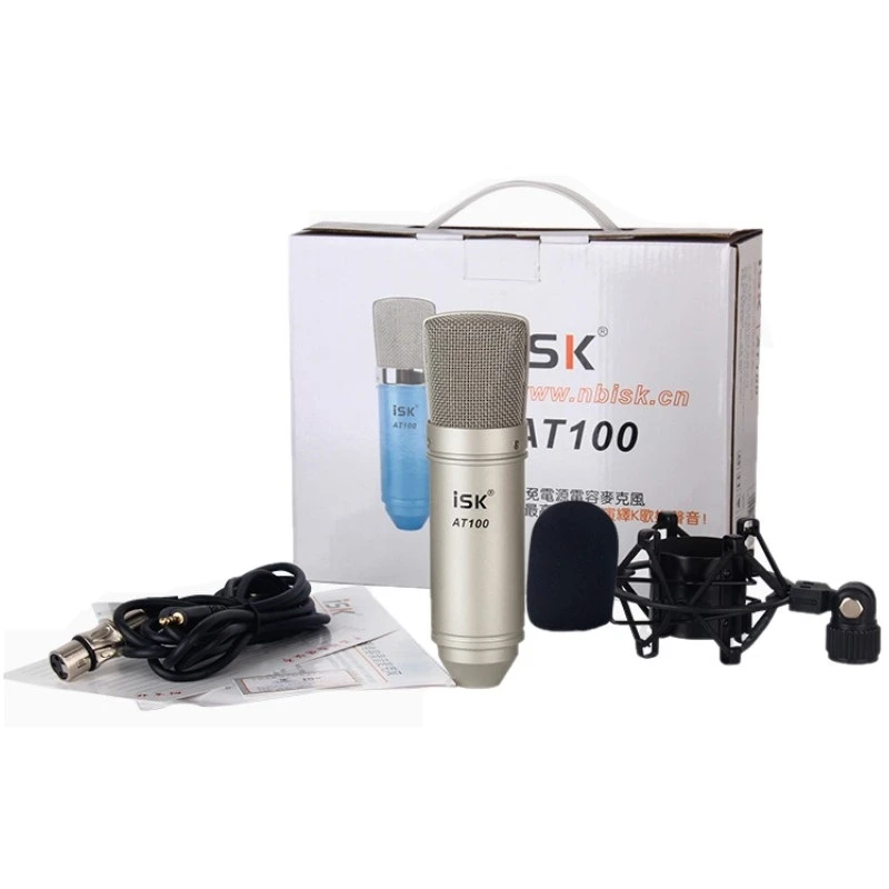 Professional Isk At100 Condenser Recording Cardioid Microphone Studio ...