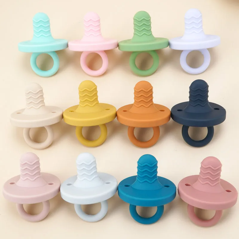 New-Design-Pacifier-For-Baby-Dummy-Nipples-Teat-Attachment-Chewable ...