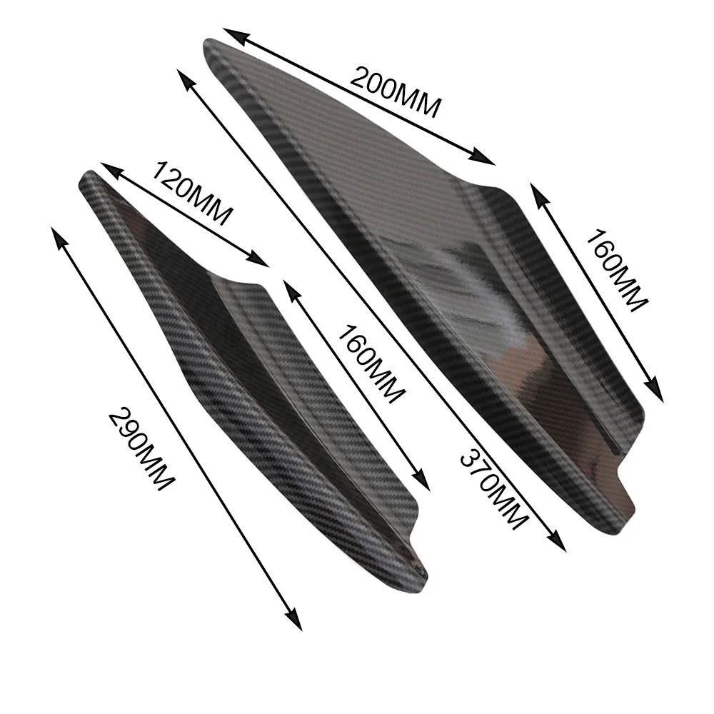Car Front Bumper Diffuser Accessories Decoration 4pcs Air Blade Auto ...