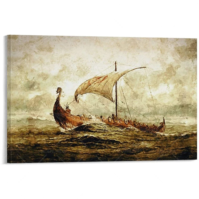 Viking Ship Artwork