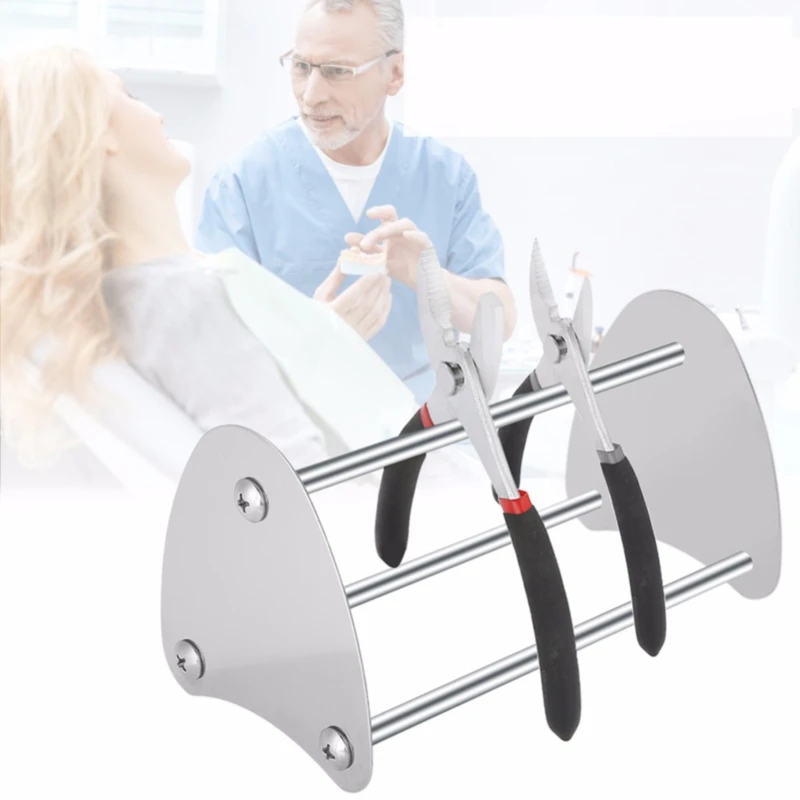 Dental Stainless Steel Removable Plier Shelf Placement Rack Stand ...