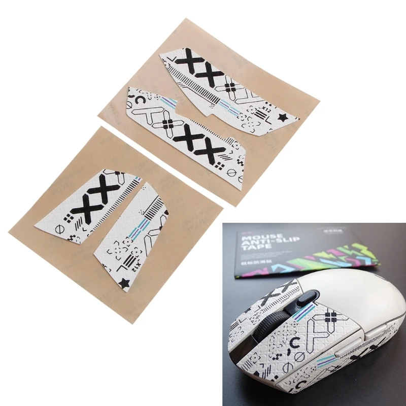 DIY-Mouse-Skin-13x10mm-Mouse-Skates-Side-Stickers-Sweat-Resistant-Pads ...