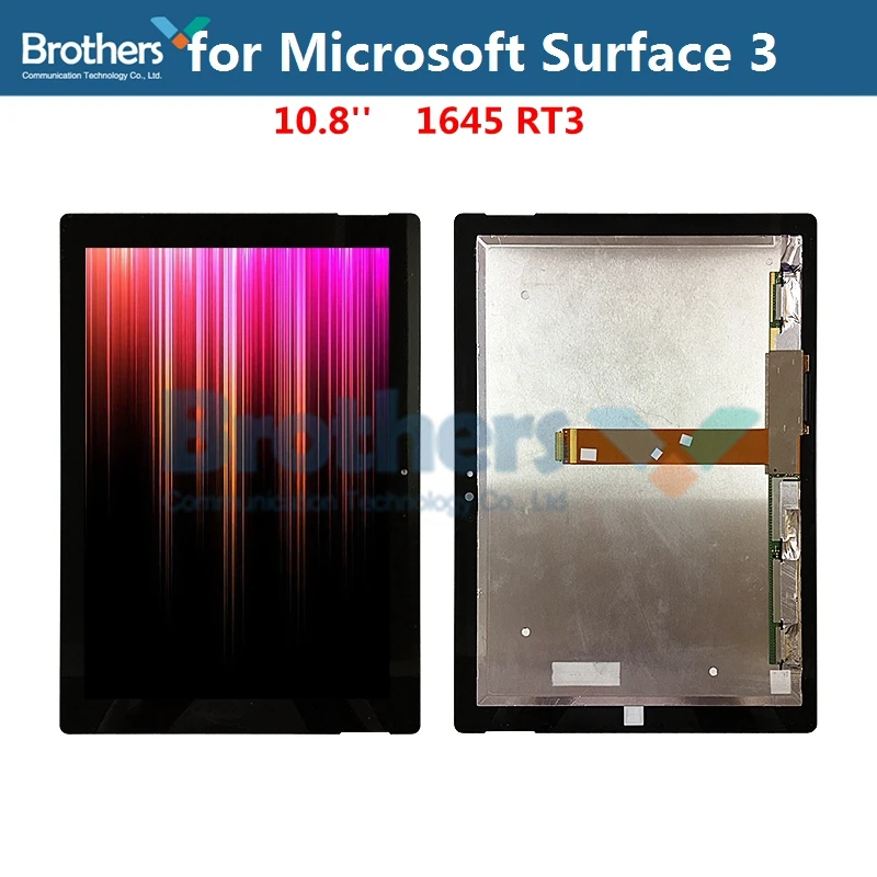 Original 10.8'' LCD For Microsoft Surface 3 1645 RT3 LCD Screen LCD ...