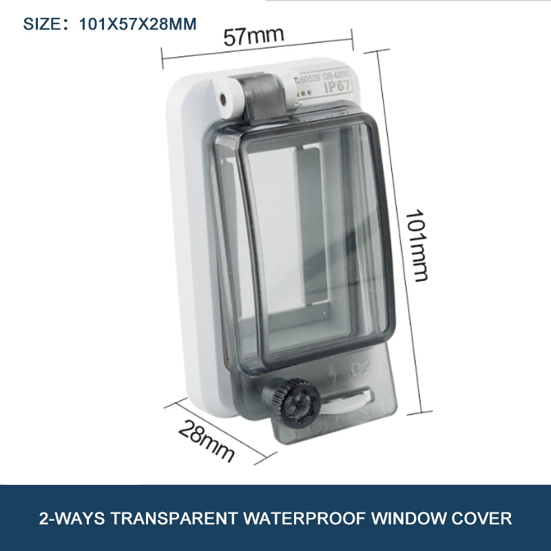 2-WAYS-Circuit-Breaker-Transparent-Waterproof-Box-Window-Distribution ...