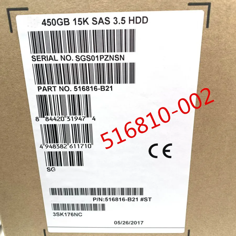 516810-002 516832-004 450G 15K SAS Hard Drives - itharddisk.com