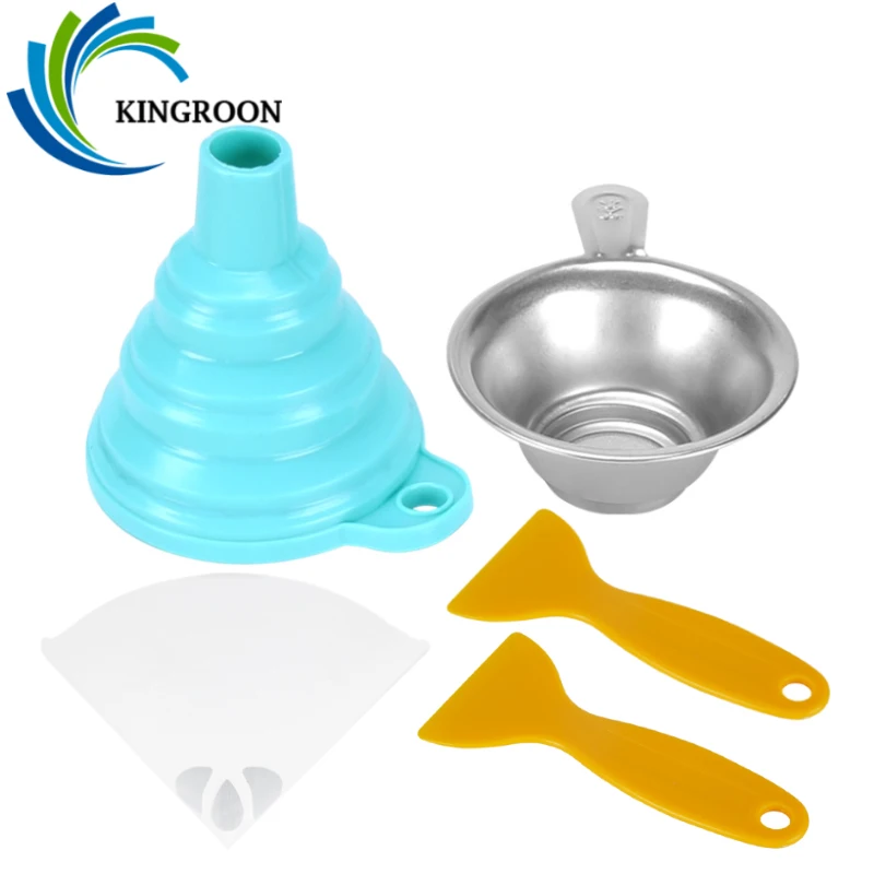 Kingroon Uv Resin Filter Photocuring Funnel Filter Kit Filtration ...