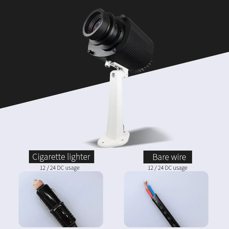 12 / 24 DC logo advertising projector vehicle mounted waterproof bare ...