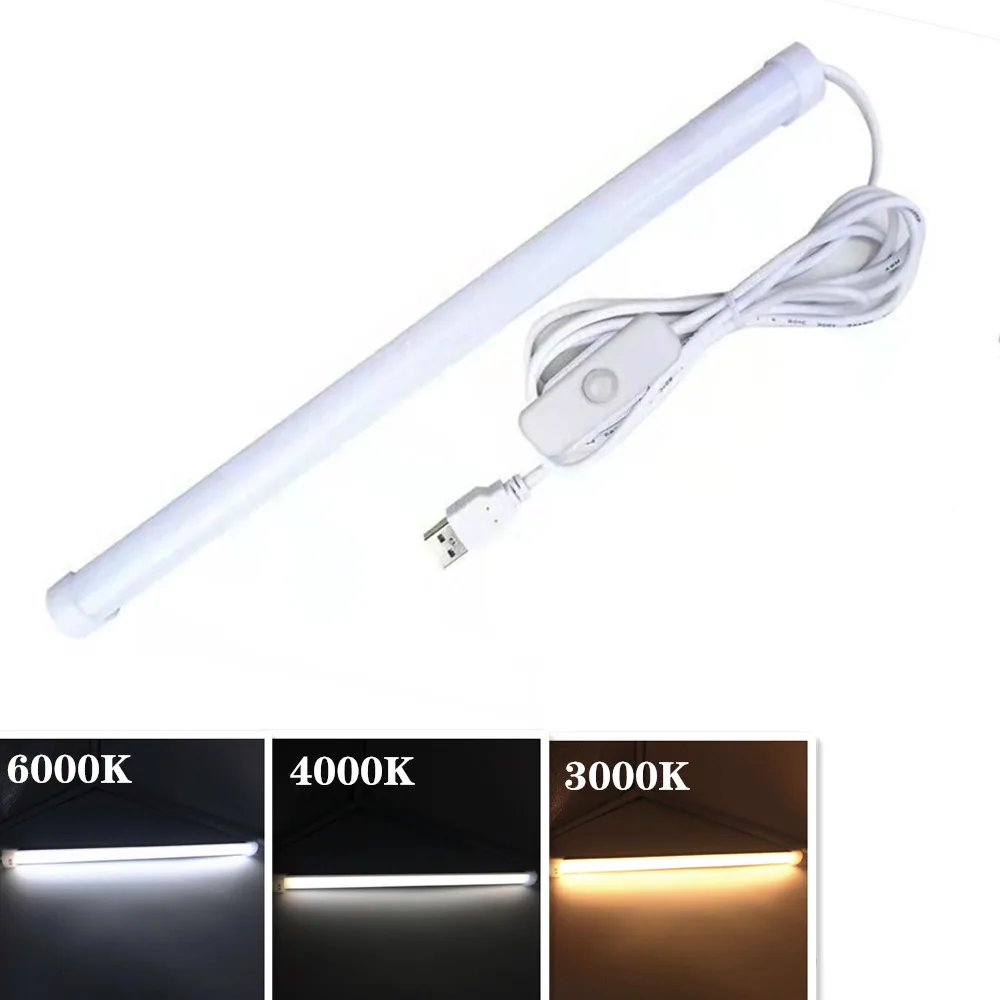USB-LED-Tube-Light-5V-2835-SMD-LED-Lamp-33CM-40cm-Rigid-Strip-Lght-Bulb ...