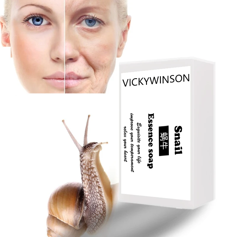 Snail-essence-handmade-Soap-50g-Amino-acid-soaps-Moisturizing-facial ...