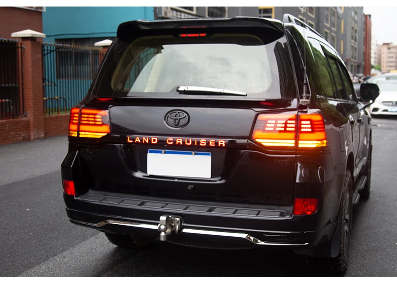 Car Styling for Toyota Land Cruiser Tail Light 2016-2020 LC200 LED Tail ...