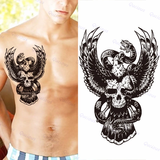 Skull And Sword Tattoo Grime