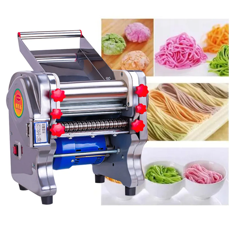 Electric-Dough-Roller-Sheeter-Steel-Noodle-Dumpling-Pasta-Maker-Making ...