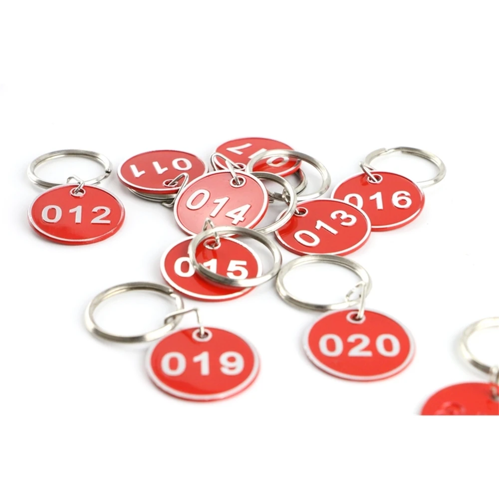 Metal Keychain Signage | Color Number Keychain | Key Chain Numbers ...