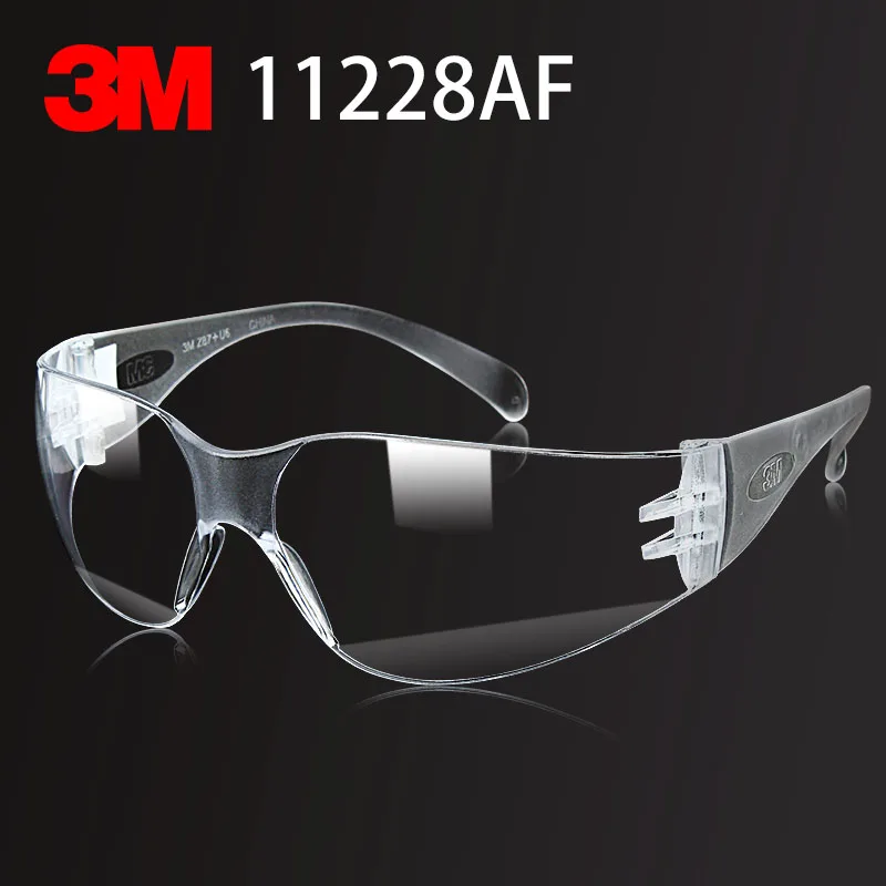 3M 11228AF Anti Fog goggles Genuine security 3M protective glasses Wind ...