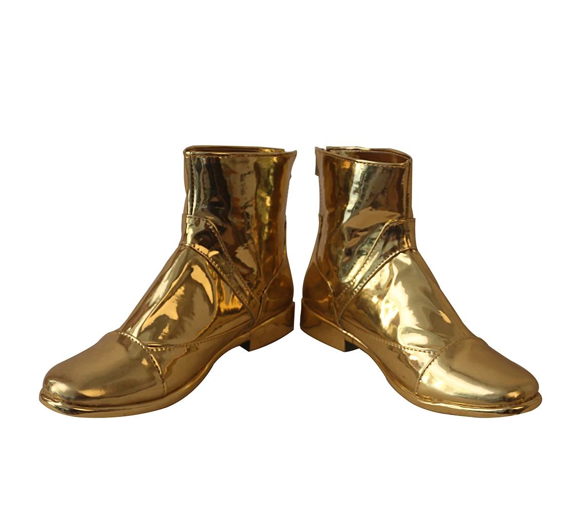 Saint Seiya Shaka Anime Cosplay Boots Shoes - AllCosplay.com