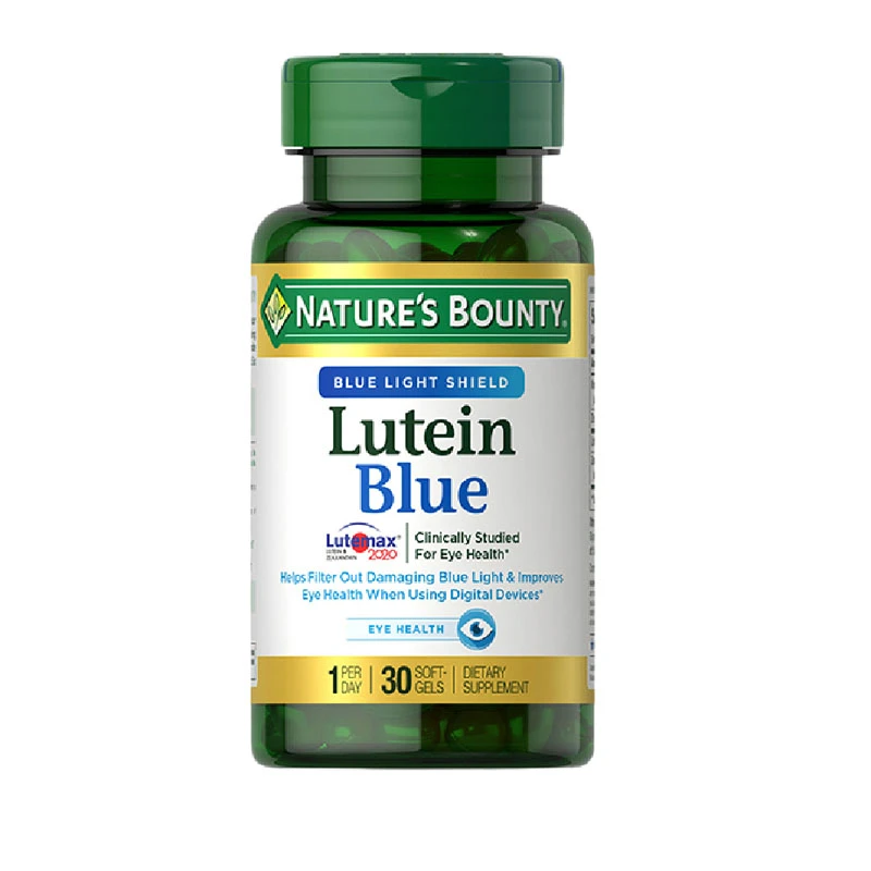 NATURE'S BOUNTY Anti-Blue Light Lutein Soft Capsules 30 Capsules/Bottle ...