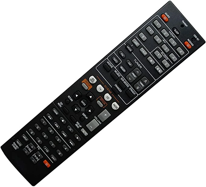 New Replacement Remote Control For Yamaha Rx-v375 Rx-v375bl Rx-v473bl ...