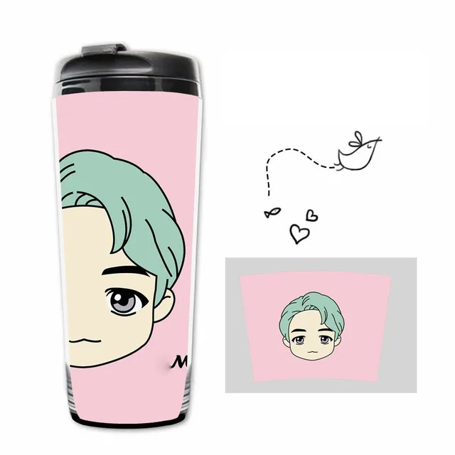 Buy BTS Tea Coffee Bottles (350ml) Online | KpopHeart