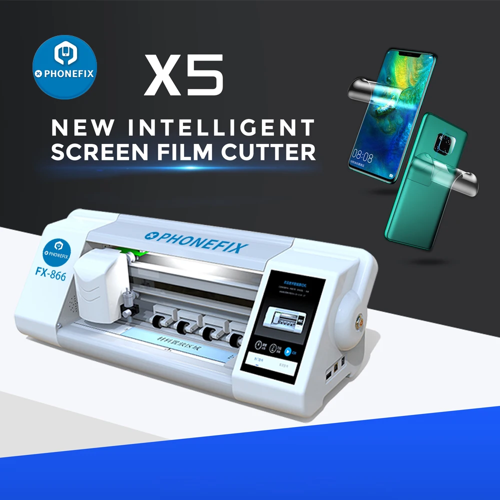 Phonefix Fx-866 Auto Film Cutting Machine Mobile Phone Watch Tablet ...