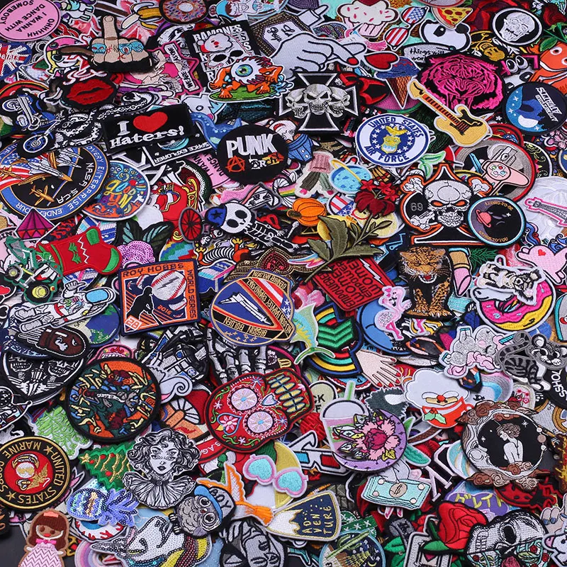 10-20pcs-lot-Random-Mixed-Patch-Set-Iron-Sew-on-Patches-Music-Guitar ...