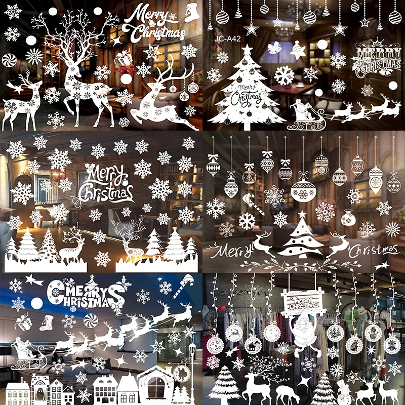 Christmas-Snowflake-Window-Stickers-Merry-Christmas-Decoration-for-Home ...