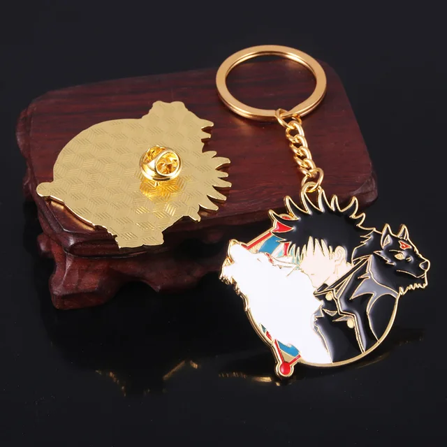 Anime Jujutsu Kaisen Fushiguro Megumi Keychain Cool Cartoon Figure Gojo ...