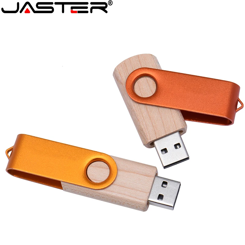 SHANDIAN Wooden Rotating USB+flip BOX Flash Drive 2.0 64GB 32GB 16GB ...