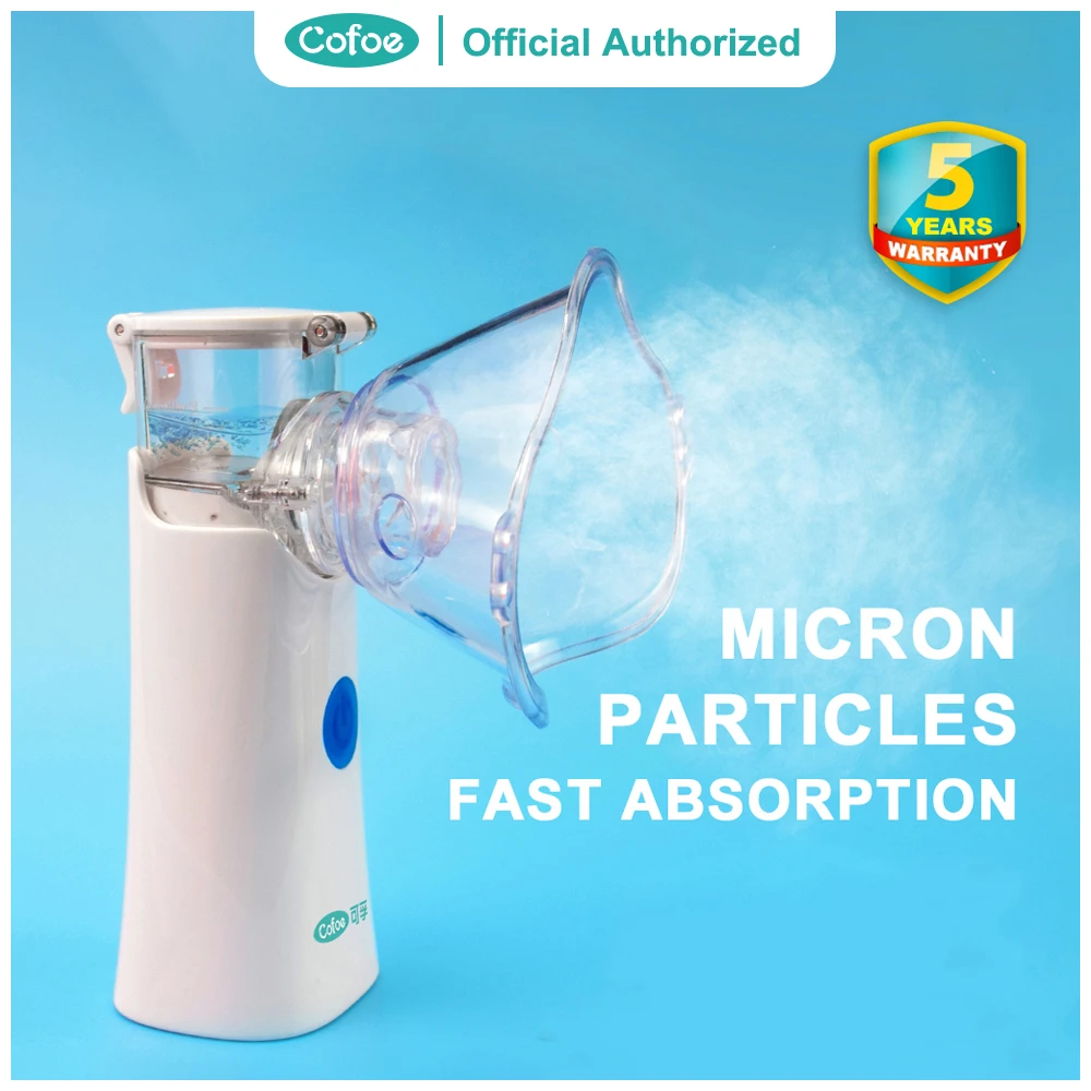 Cofoe Handheld Inhale Mesh Nebulizer Portable Silent Ultrasonic ...